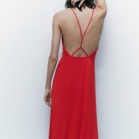 Zara | Dresses | Zara Limited Edition Backless Maxi Dress | Poshmark